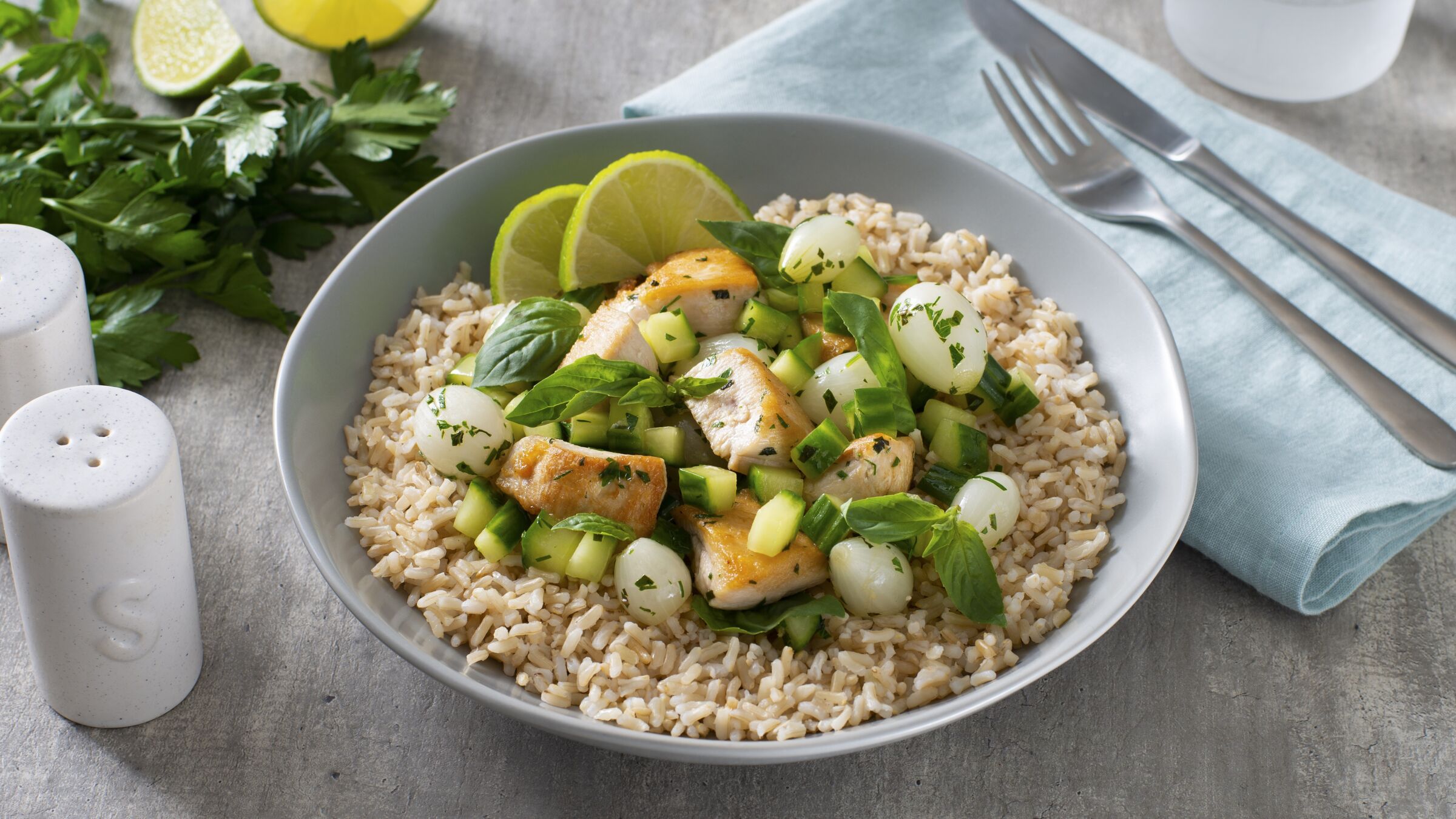 Three-Step Basil Chicken and Rice | Success® Rice