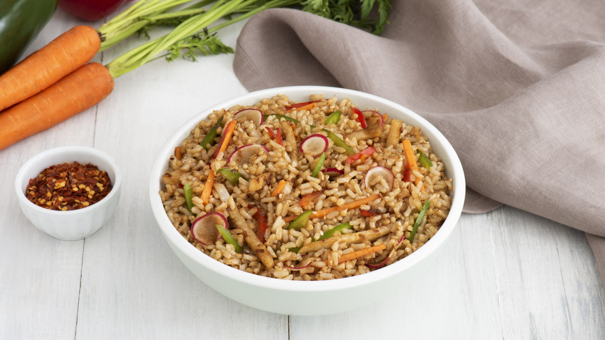 Brown Rice Salad Bowl with Sesame Dressing | Success® Rice