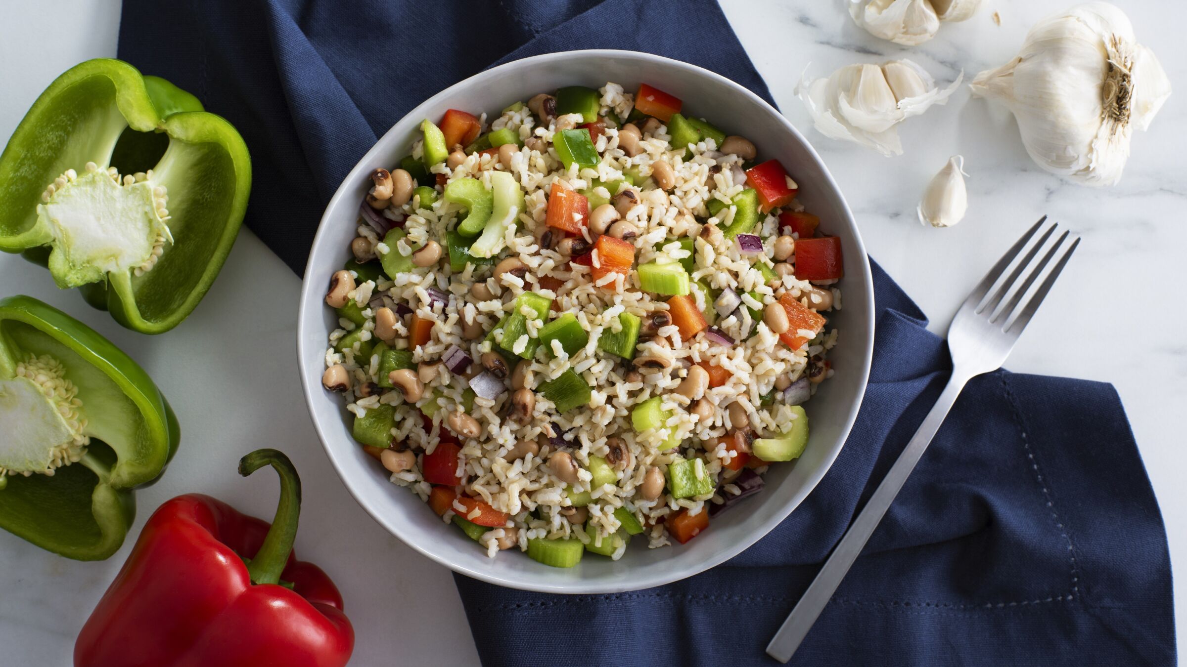 Vegetarian Southern Brown Rice Salad | Success® Rice
