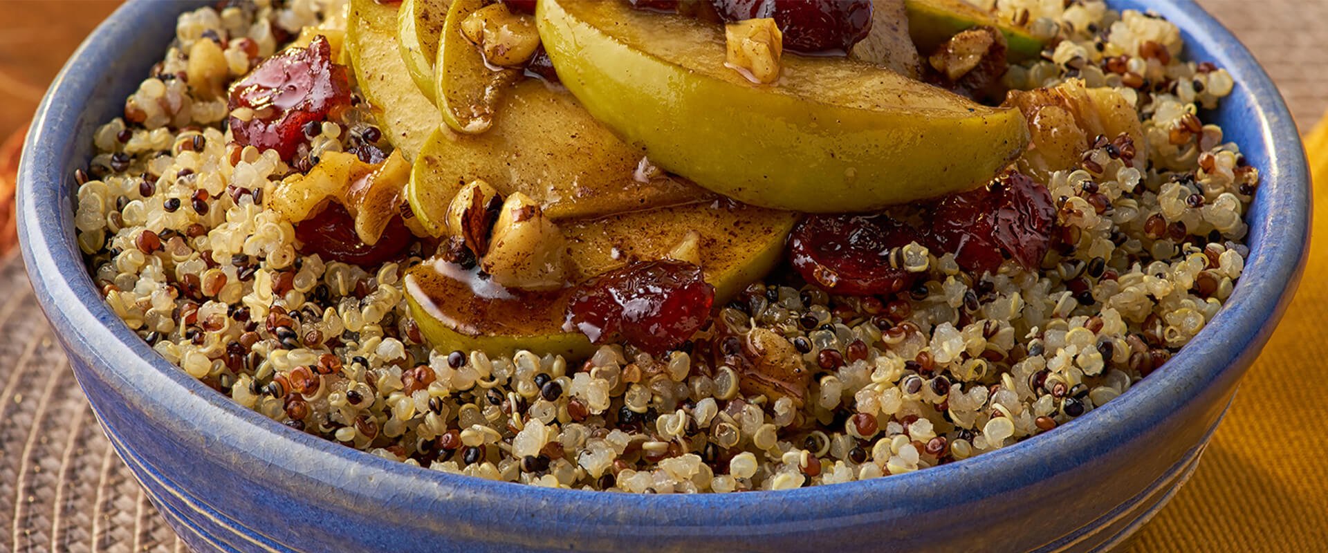 Savory Apple Cinnamon Quinoa Breakfast Bowls | Success® Rice