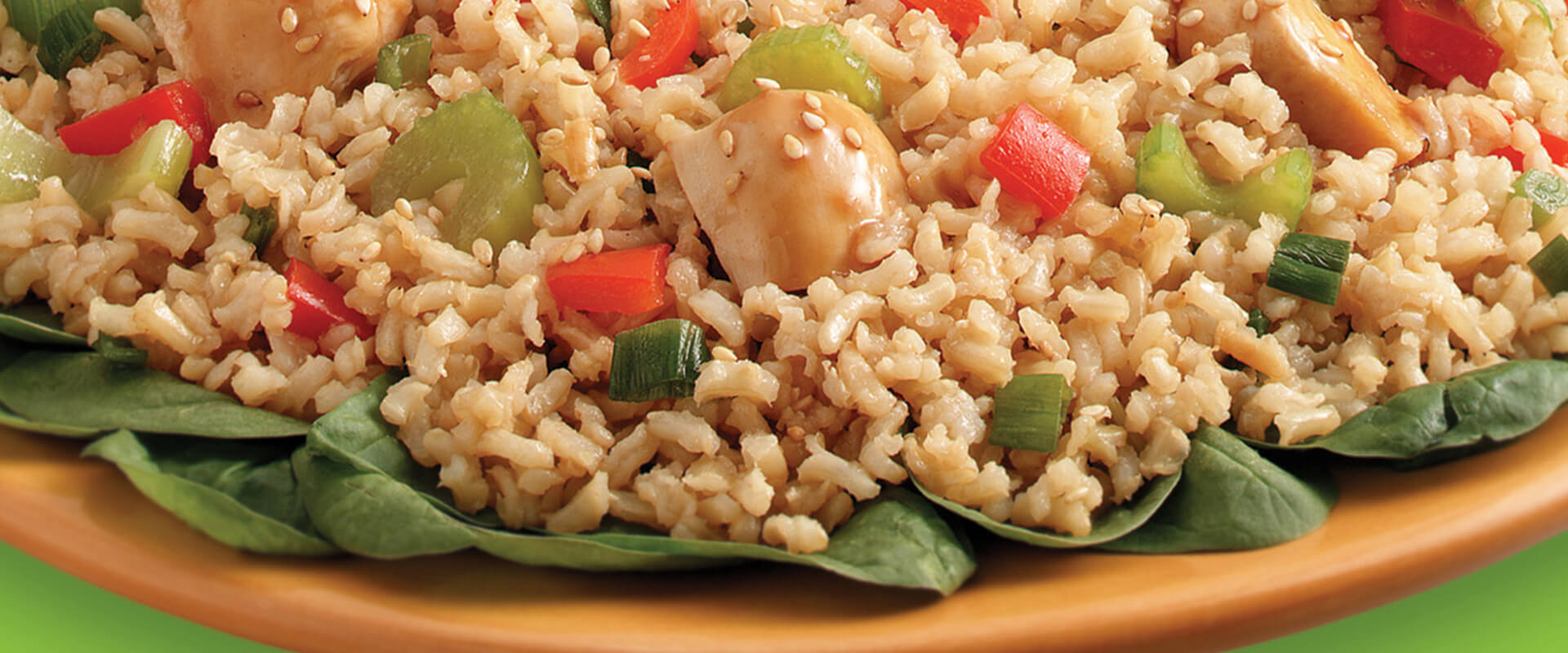 Sesame Ginger Chicken and Brown Rice Recipe | Success® Rice