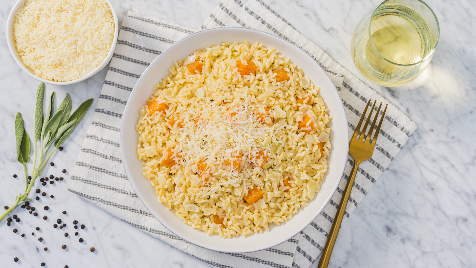 Baked Pumpkin Sage Risotto Recipe | Success® Rice