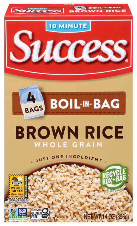 Boil in Bag Whole Grain Brown Rice | Success® Rice