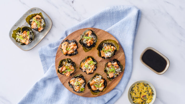 Tasty Baked Asian Salmon Cups | Success® Rice